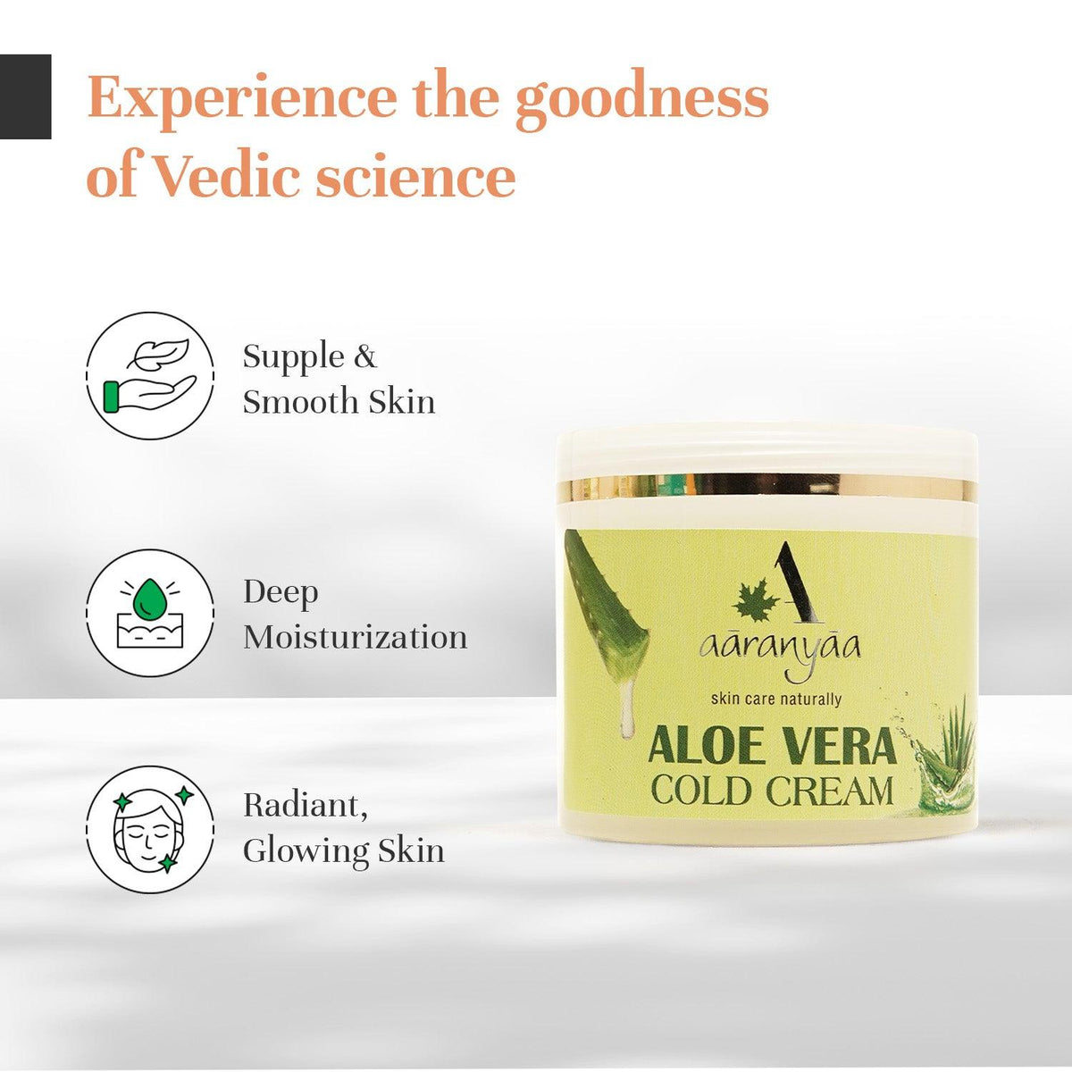 Buy Aloe Vera Cold Cream Online 100gm | aaranyaa skincare